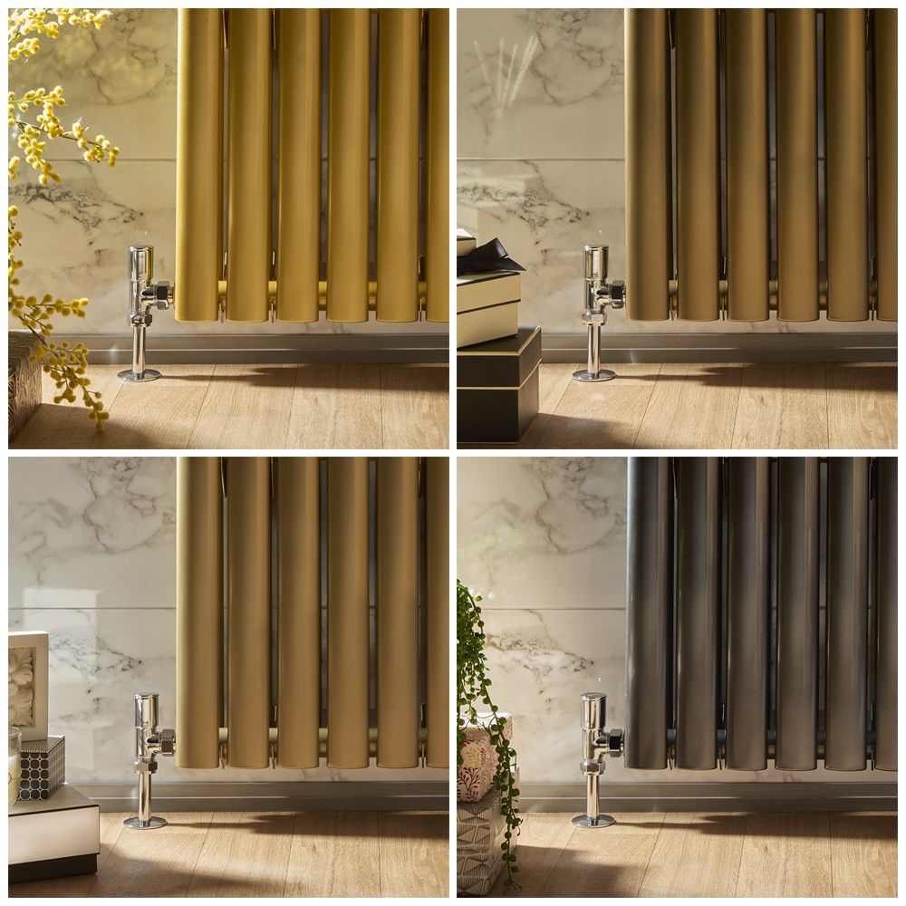 Milano Aruba - Vertical Designer Radiator - Choice of Metallic Colours ...