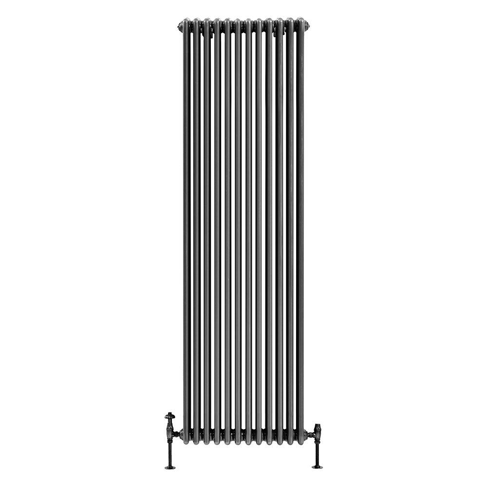 Milano Windsor - Pewter 1800mm Vertical Traditional Column Radiator ...