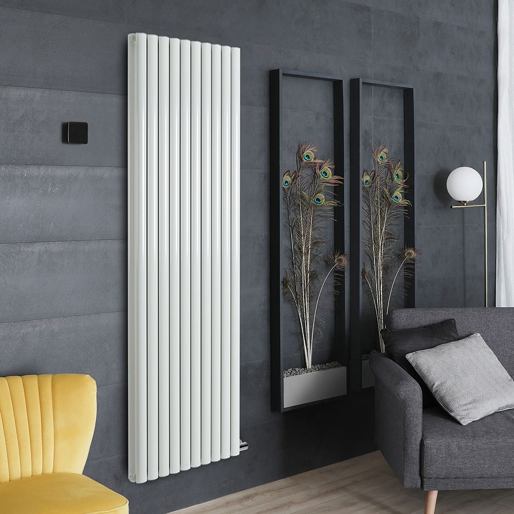 Milano Aruba Ardus - White Dry Heat 3000W Vertical Electric Designer ...