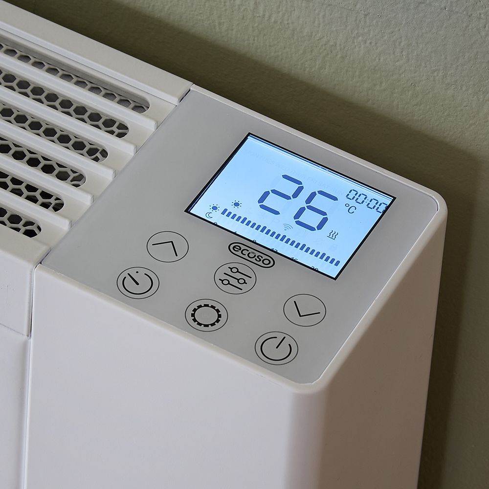 ECOSO Lex - Ceramic Core Smart Electric Heater - Plug-In/Hardwired ...